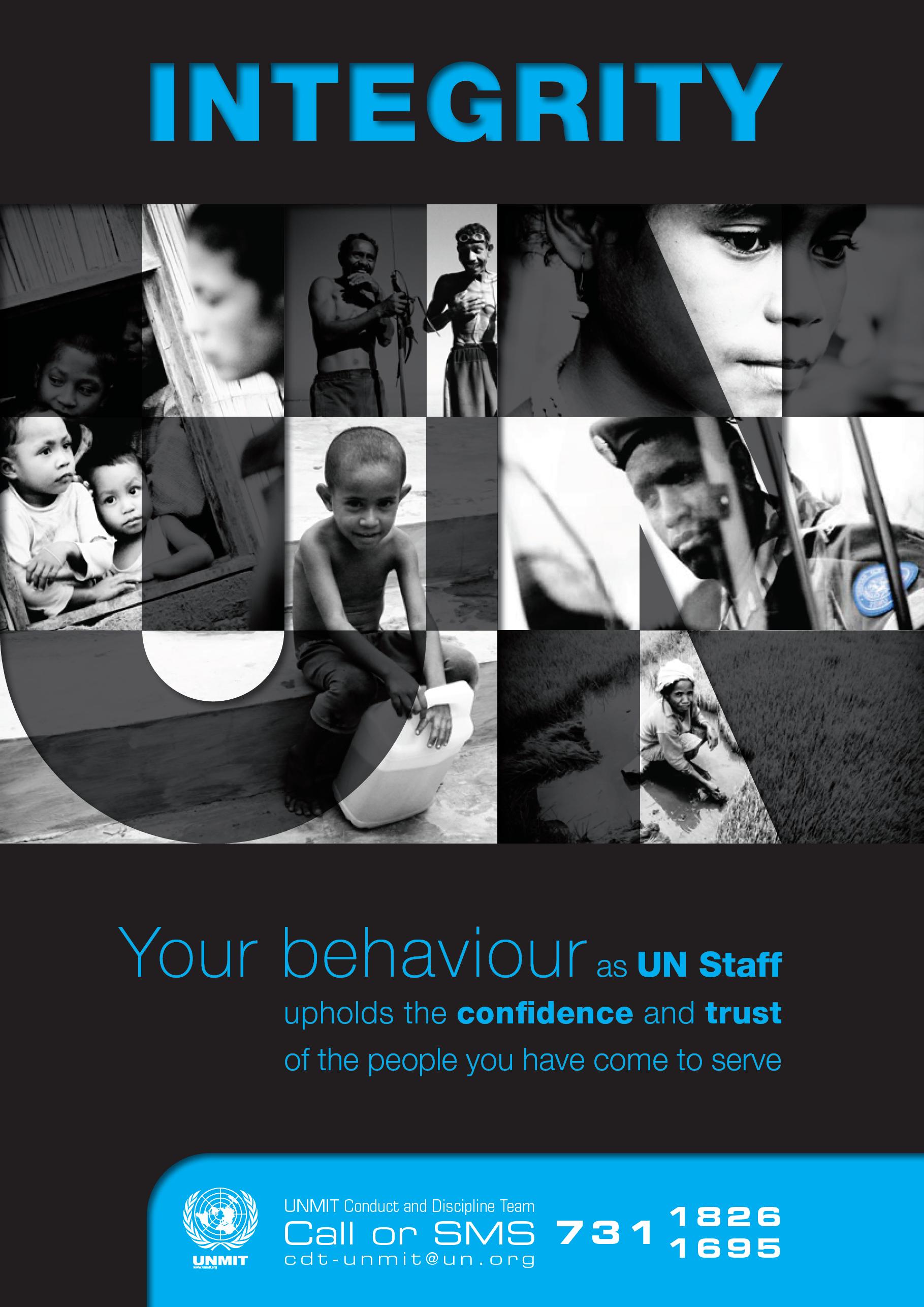 Conduct, integrity and discipline | United Nations Police